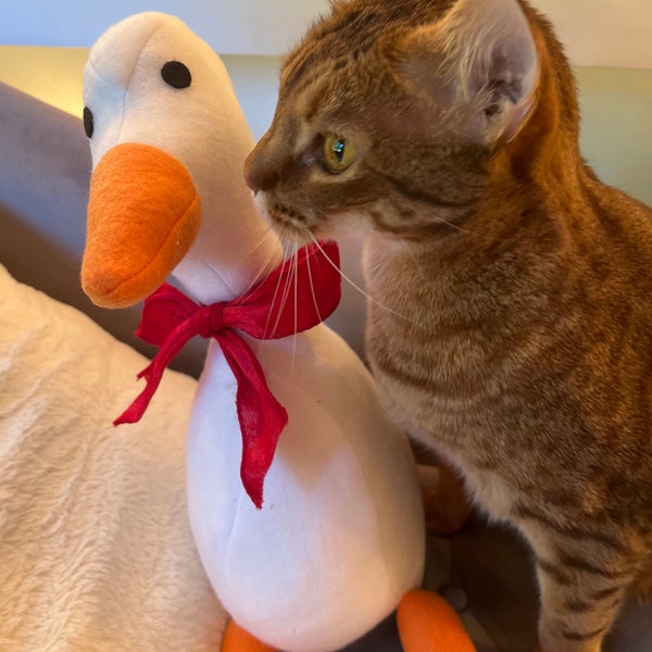 Goose Plush From the Untitled Goose Game, Unofficial, Video Game, Goose ...