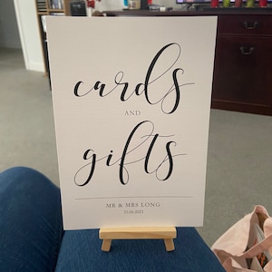 Personalised Fully Printed or Digital Wedding Sign Combined - Etsy UK
