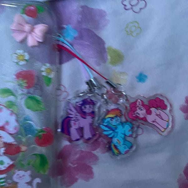 MLP My Little Pony G4 Mane 6 MINI Phone Charms (1.5”) - Etsy
