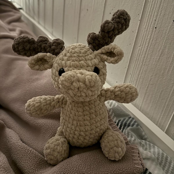 Pattern: Monty the Moose Crochet Stuffie (PDF Pattern) - Etsy