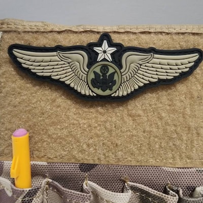 AIR FORCE aviation Badge PVC Patches Enlisted Aircrew Wings Master ...