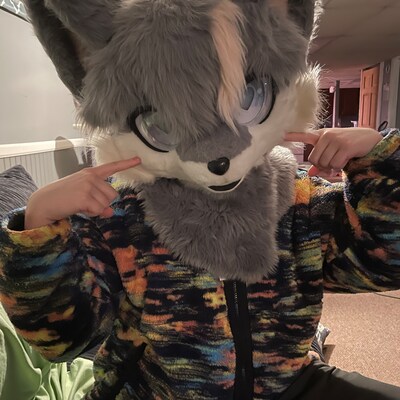 Kig Fur Head, Cute Furry Mask Head, Furi Cos, New Fur Suit Head, Kig ...