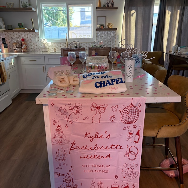 Personalized Bachelorette Party Decor, Bachelorette Beach Party Weekend ...