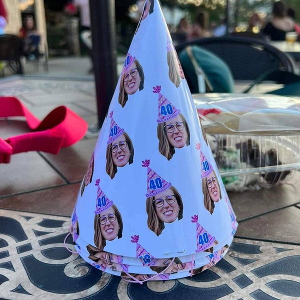 Personalized Party Hats Face Hats Bachelorette Bachelor Graduation ...