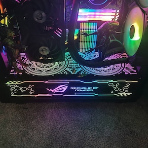 Custom Rgb Pc Case Light Decoration Board Panel Water Cooling - Etsy