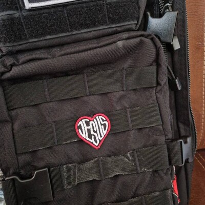 Love Jesus Patch Metallic Lime Green Heart Shaped Iron on or Sew on ...