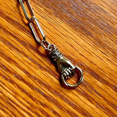 Hand Charm, Hand Holding Ring Connector, Fleur De Lis Pendant ...