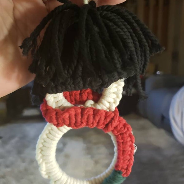 Christmas Macrame Snowman PDF Tutorial| DIY Pattern for Winter Ornament ...