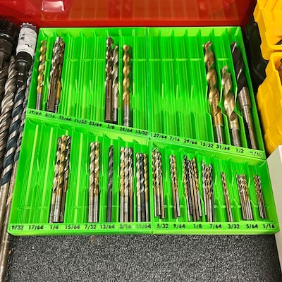 Extra Large Drill Bit Organizer Neatly Organize Your Bits - Etsy