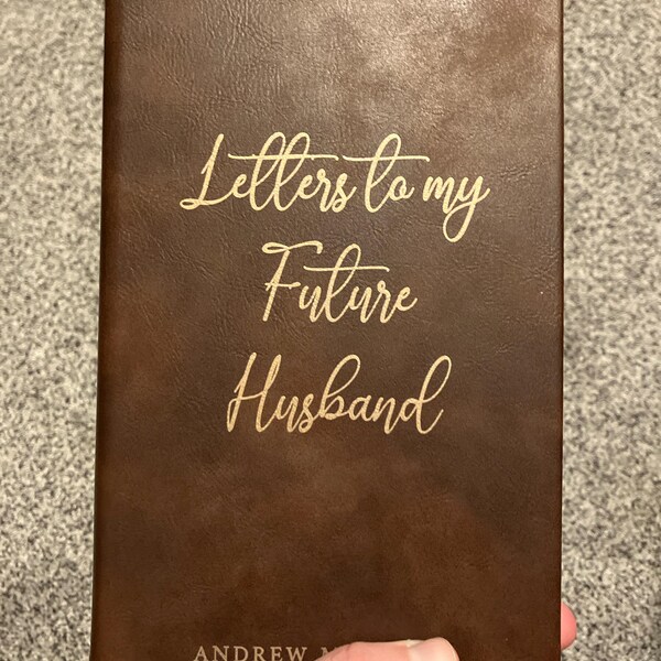 Monogrammed Journal, Personalized Leather Journal, Lined Journal ...