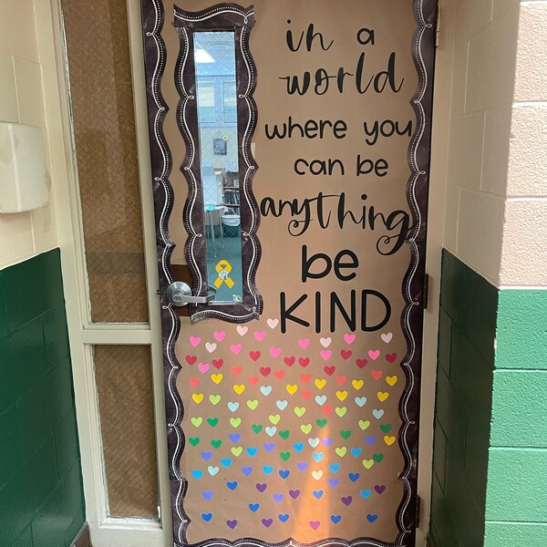 In a World Where You Can Be Anything, Be Kind | Bulletin Board Cutouts ...