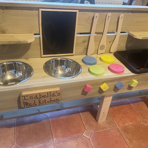 Get Ready for Spring Childrens Quality Personalised Mud Kitchen With ...