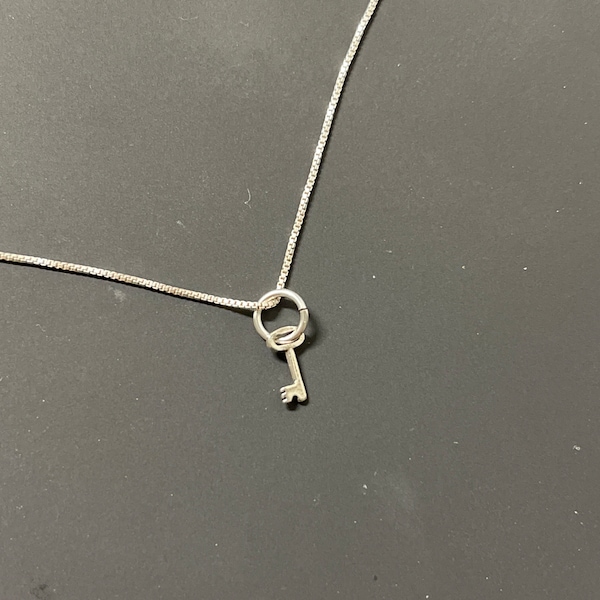 Tiny Key Charm Very Small Sterling Silver Keys for Jewelry Making ...