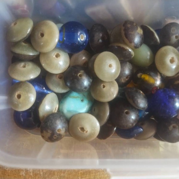 Glass-8mm Round-glow Yellow Stone Picasso-czech-quantity 1 - Etsy