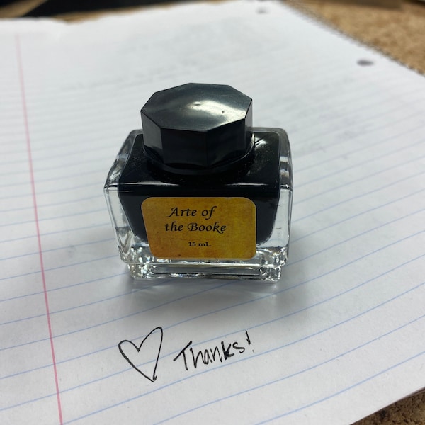 Deep Black Calligraphy Ink for Quills and Dip Pens, Sumi Ink - Etsy