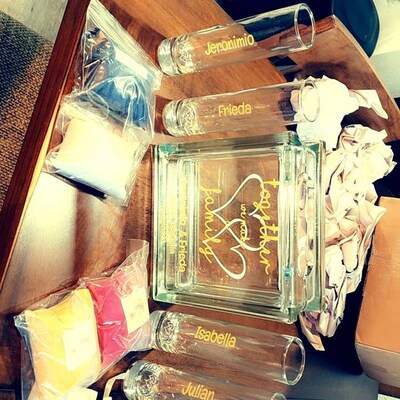 Two Hearts One Love Unity Ceremony-sand-set-bride and - Etsy