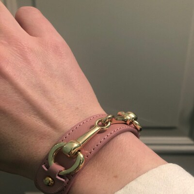 Python Pattern Wide Leather Cuff for Women brown and Ivory - Etsy