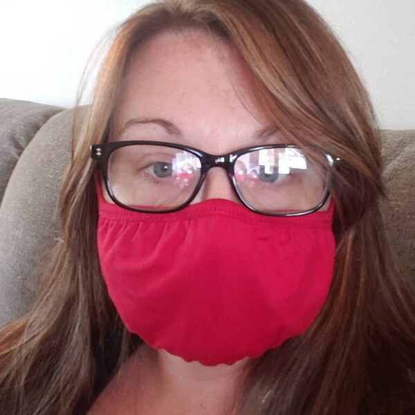 Adult 2-layer SOFT + Breathable + Cotton and High Quality Reusable Face ...