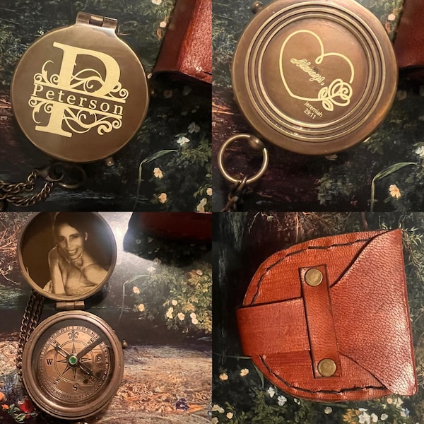 Engraved Compass, Christmas Present, Father's Day Gift, Mother’s Day ...