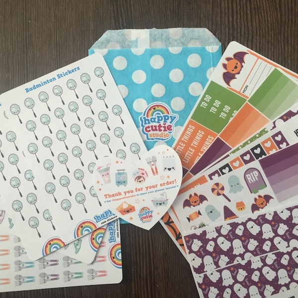 39 Cute Badminton Racket/sport Planner Stickers - Etsy