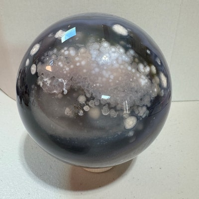 RARE Green and Pink Flower Agate Spheres - Etsy