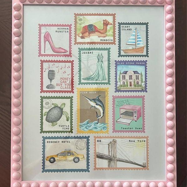 The Office Poster | Stamp Art Print | Trendy Wall Art | Subtly and ...