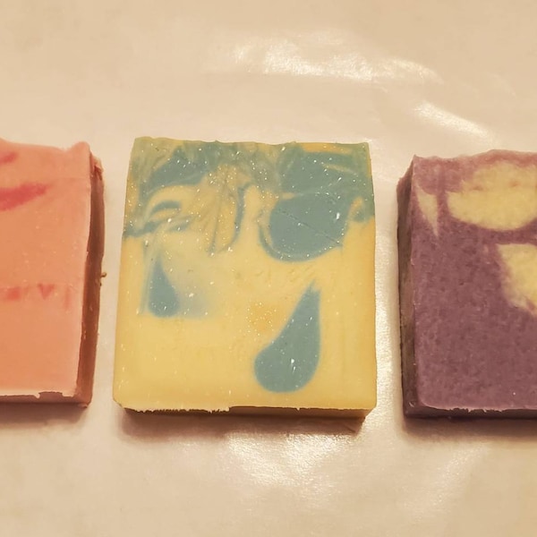 Soap Shaving Mold 4oz Bars Samples Loofah Soap Round Silicone New Resin ...