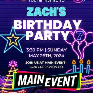 Baseball Drip Party Invitation, Ice Cream Drip, Swimming, Water ...