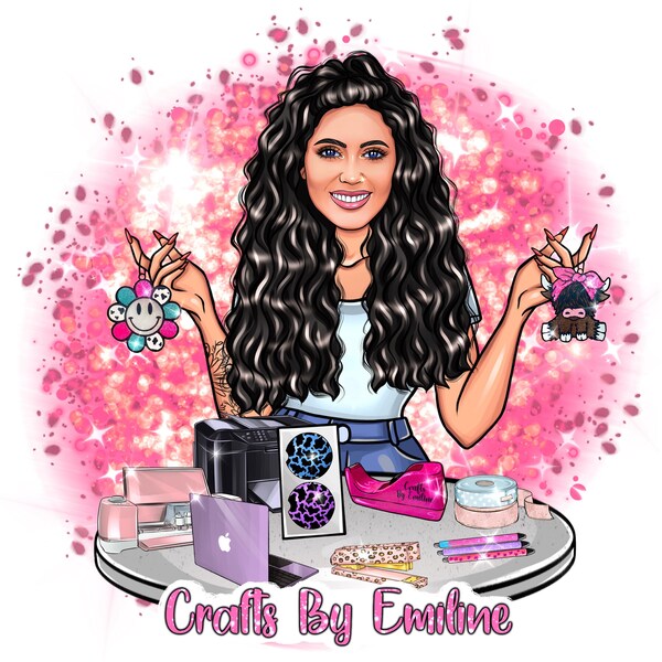 Custom Business Logo, Crafter Logo, Tumbler Logo Design, Craft Business ...