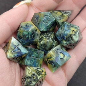 The Forbidden Fey Dice Set / Sharp Edge Dice / Dice for Dungeons and ...