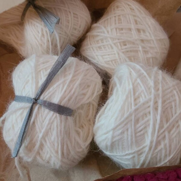 Angora Yarn Angora Fluff Rabbit Hair Hand Knitting Rabbit Angora Yarn ...