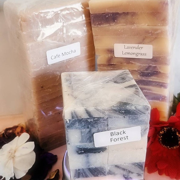 Over 10lbs LBS of Soap, Assorted Slivers of Premium Wholesale Handmade ...