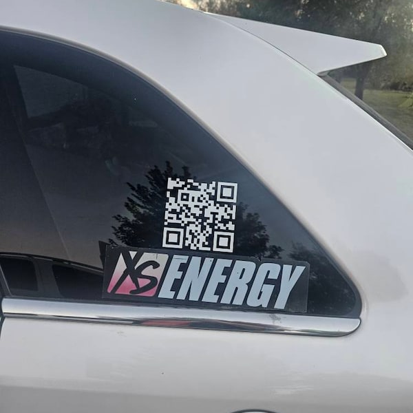 Website Custom QR Code Decal - Social Media Custom QR Code Sticker ...