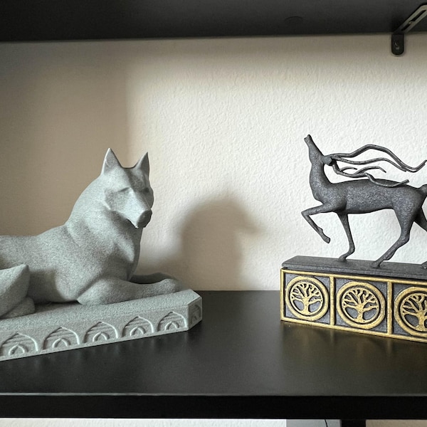 Dragon Age Halla Deer Statue - Box - Veilguard Inquisition - Etsy