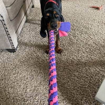 THICK Extra Large Dog Toys Made of Durable Fleece and Great for Tugging ...
