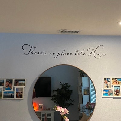 There's No Place Like Home Wall Decal Living Room Decor Home Vinyl ...