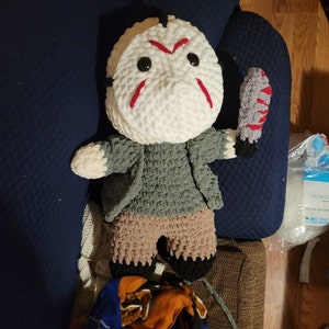 Pattern Only Halloween Horror Icon Inspired Jason Crochet Amigurumi ...