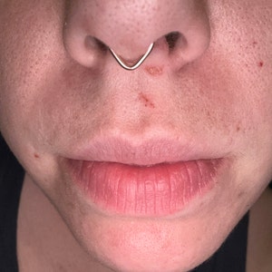 Mayan Nose Ring Beaded Detail Tribal Septum Ring Wide Nose - Etsy