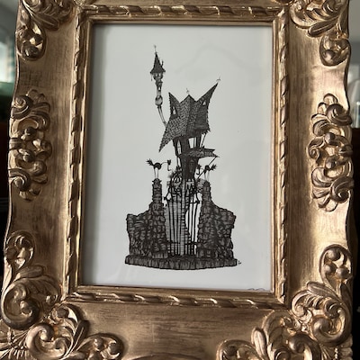 The Addams Family Mansion Wall Art Print - Etsy UK