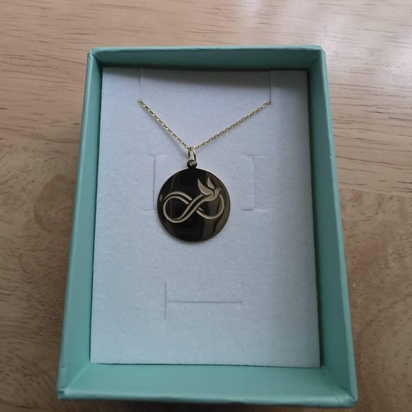 14K Solid Gold Alpha Kappa Alpha Necklace – AKA Sorority Jewelry ...