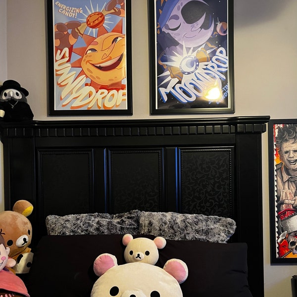 Minecraft Painting Burning Skull Poster Digital Download - Etsy