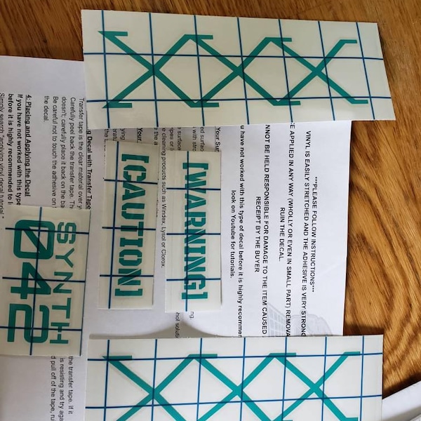 Vinyl Decal "visual Processing" Art Style Cyberpunk Futurism Techy ...