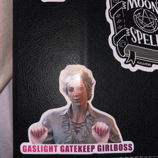 Astarion Sticker Gaslight Gatekeep Girlboss, Funny Astarion Decal - Etsy