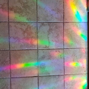 Sun Face With Lashes Window Cling Bling Holographic Rainbow Maker Sun ...