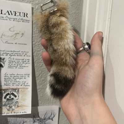 Mink Tail Keychain. Mink Keychain. Dyed Mink Keychain - Etsy