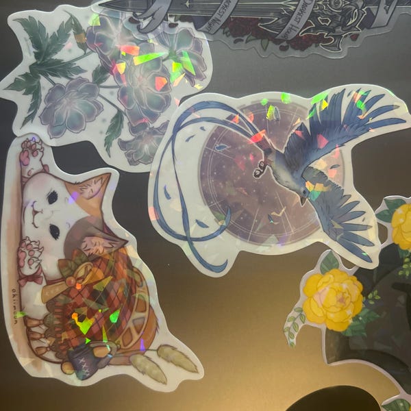 FFXIV Reaper Waterproof Vinyl Sticker | Final Fantasy 14 RPR Job Stone ...