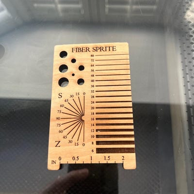 Spinner's Multitool Spinning Control Card With Twist Angle and Diz - Etsy