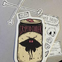 Vampire Foods STICKER Pack Spooky Cute pastel Goth Pack of Thirteen ...