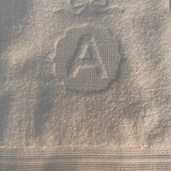 Embossed Machine Embroidery Alphabet, Monogram Towel Font, 5 Sizes, A-Z ...