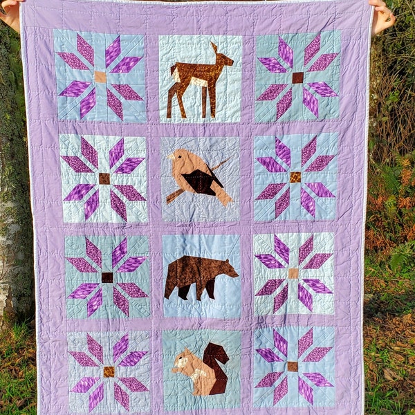 Goat Quilt Block, Paper Pieced Quilt Pattern, PDF Pattern, Instant ...